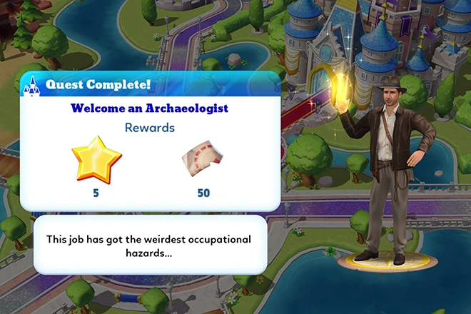 Welcome an Archaeologist | Disney Magic Kingdoms Wiki | Fandom