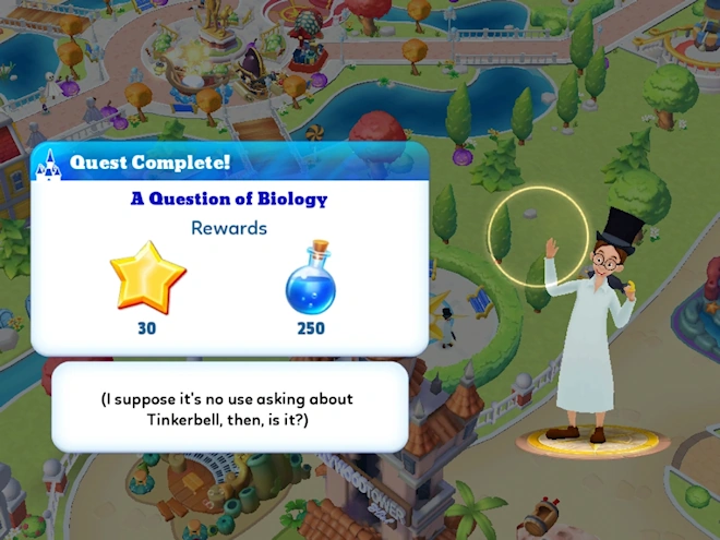 A Question of Biology | Disney Magic Kingdoms Wiki | Fandom