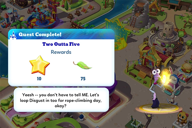 Two Outta Five | Disney Magic Kingdoms Wiki | Fandom