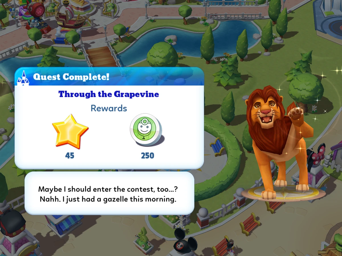Through the Grapevine | Disney Magic Kingdoms Wiki | Fandom