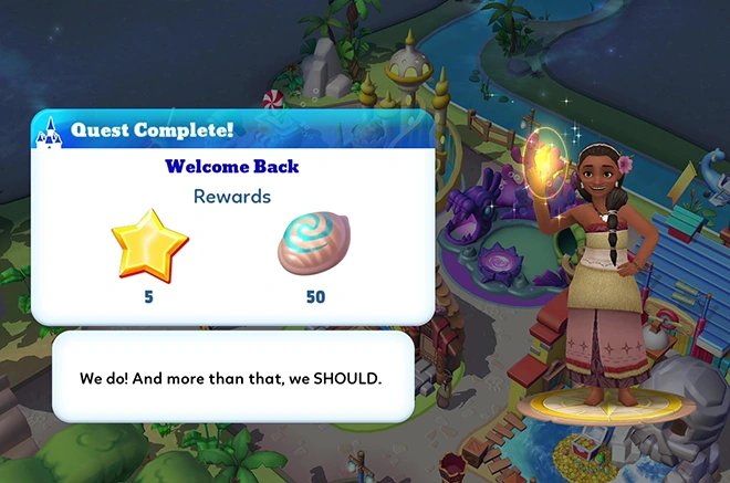 Welcome Back | Disney Magic Kingdoms Wiki | Fandom