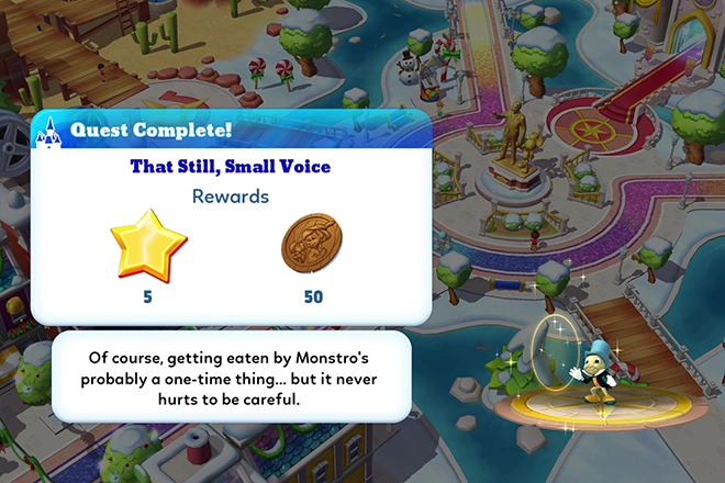That Still, Small Voice | Disney Magic Kingdoms Wiki | Fandom