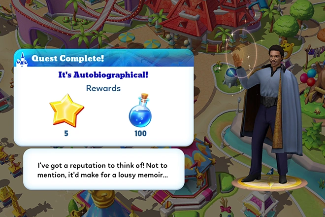 It's Autobiographical! | Disney Magic Kingdoms Wiki | Fandom