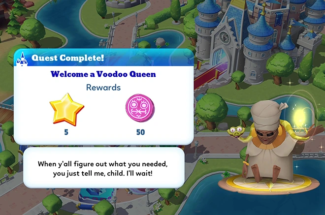 Welcome a Voodoo Queen | Disney Magic Kingdoms Wiki | Fandom
