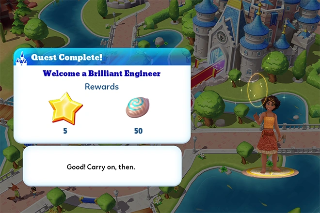 Welcome a Brilliant Engineer | Disney Magic Kingdoms Wiki | Fandom