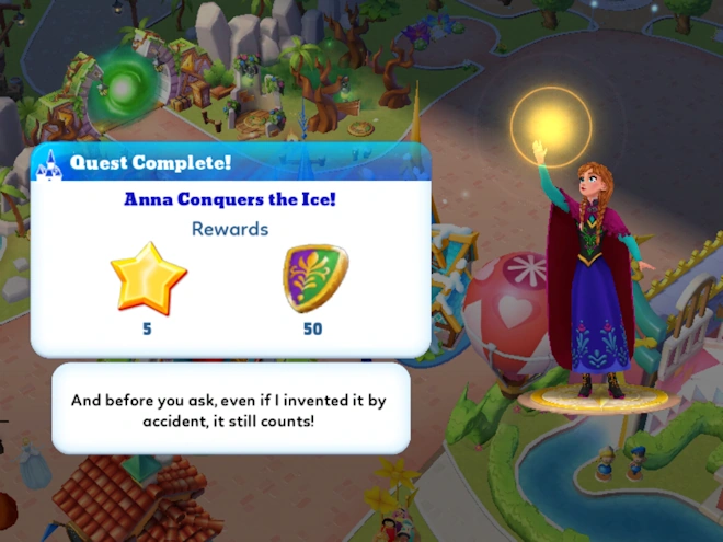 Anna Conquers the Ice! | Disney Magic Kingdoms Wiki | Fandom
