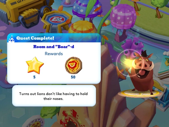 Room and "Boar"-d | Disney Magic Kingdoms Wiki | Fandom