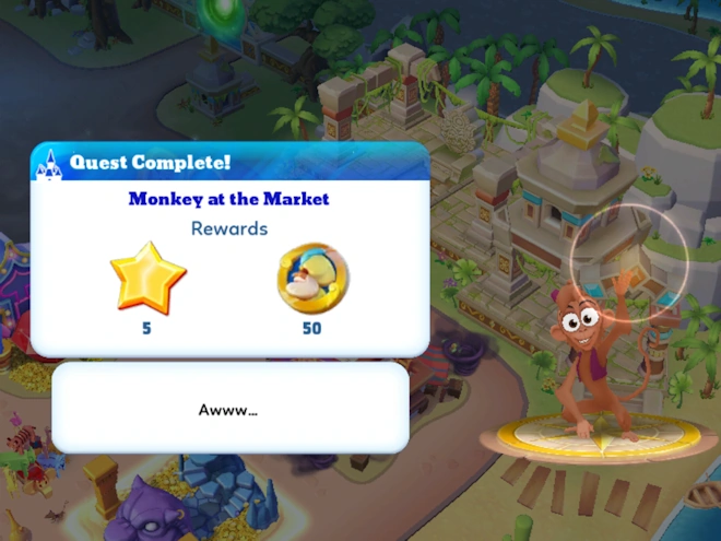 Monkey at the Market | Disney Magic Kingdoms Wiki | Fandom