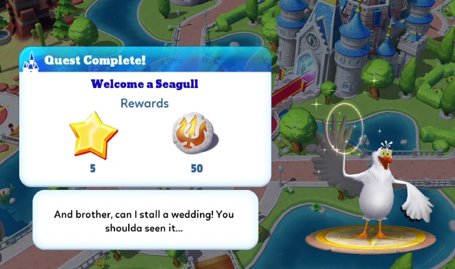 Welcome a Seagull | Disney Magic Kingdoms Wiki | Fandom