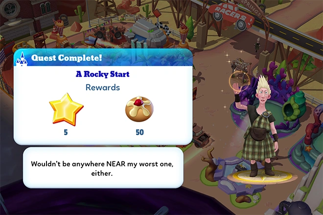 A Rocky Start | Disney Magic Kingdoms Wiki | Fandom