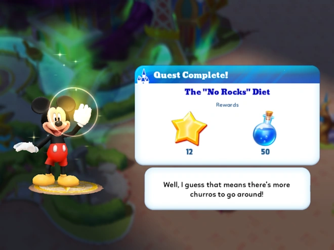 The "No Rocks" Diet | Disney Magic Kingdoms Wiki | Fandom
