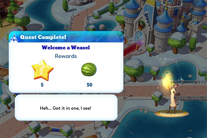 Welcome a Weasel | Disney Magic Kingdoms Wiki | Fandom