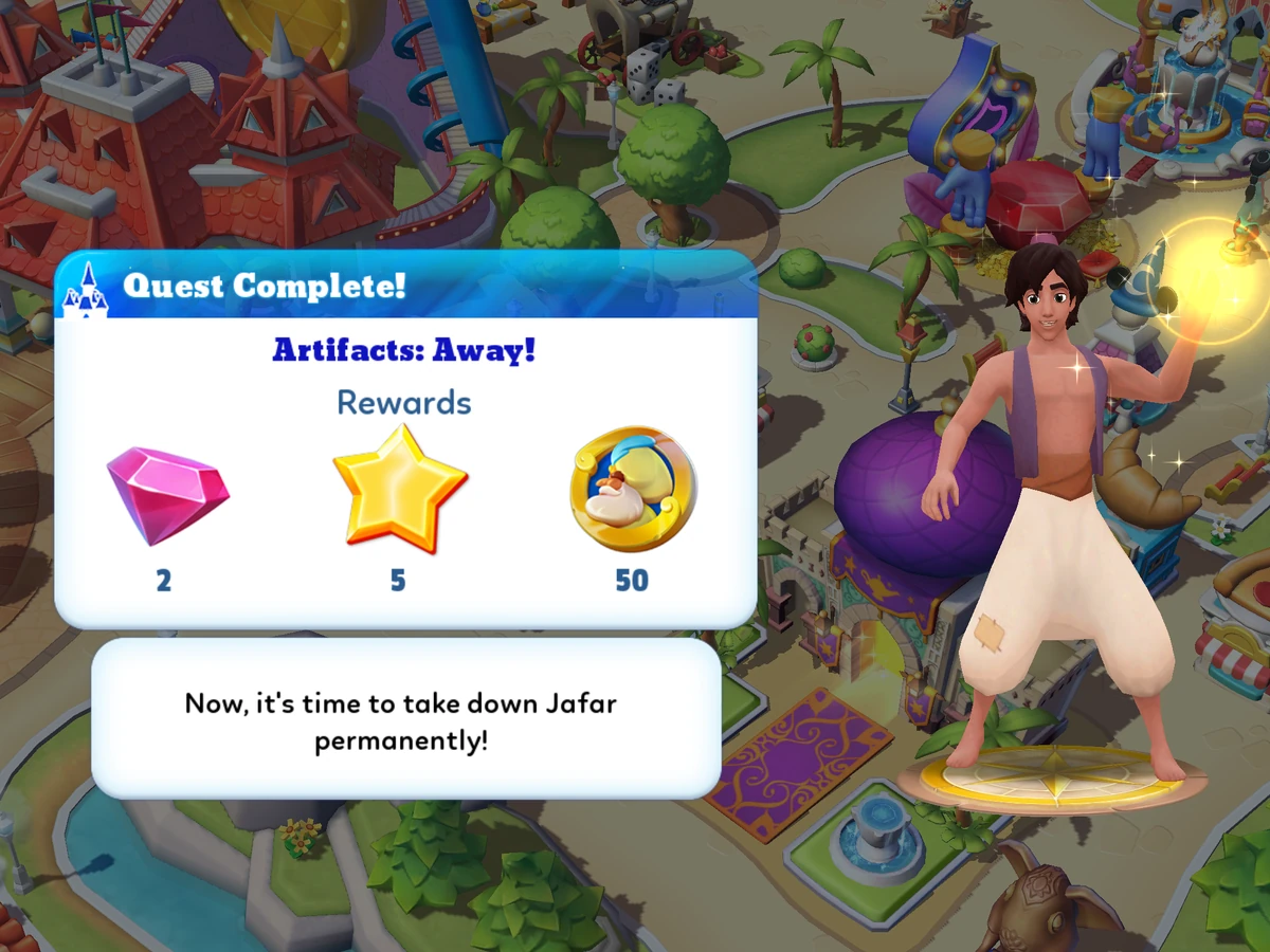 Artifacts: Away! | Disney Magic Kingdoms Wiki | Fandom