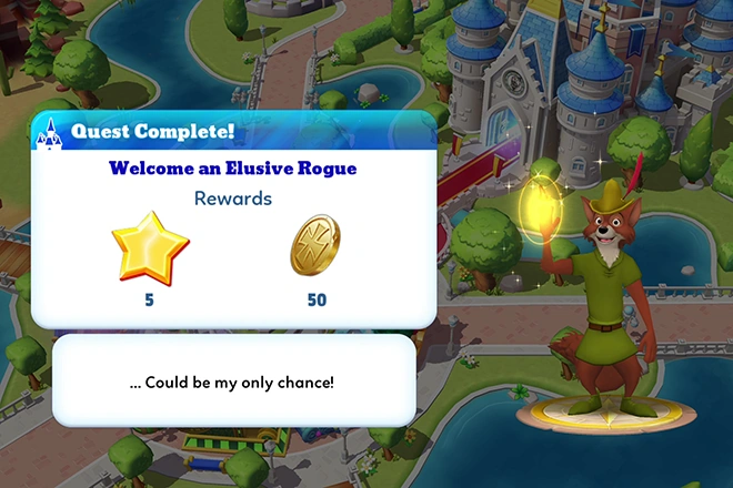 Welcome an Elusive Rogue | Disney Magic Kingdoms Wiki | Fandom