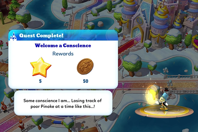 Welcome a Conscience | Disney Magic Kingdoms Wiki | Fandom