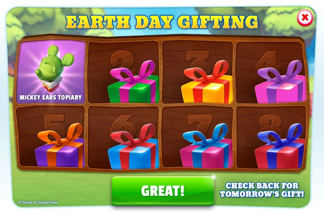 Earth Day Gifting 2017 | Disney Magic Kingdoms Wiki | Fandom