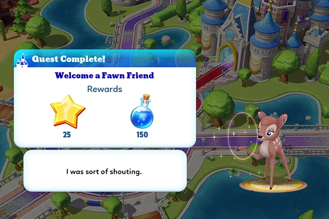 Welcome a Fawn Friend | Disney Magic Kingdoms Wiki | Fandom