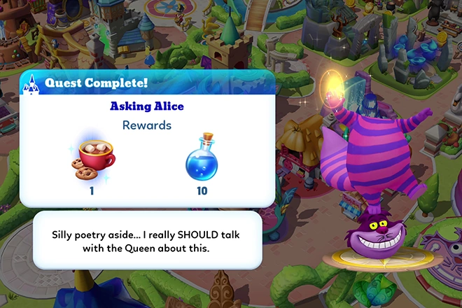 Asking Alice | Disney Magic Kingdoms Wiki | Fandom