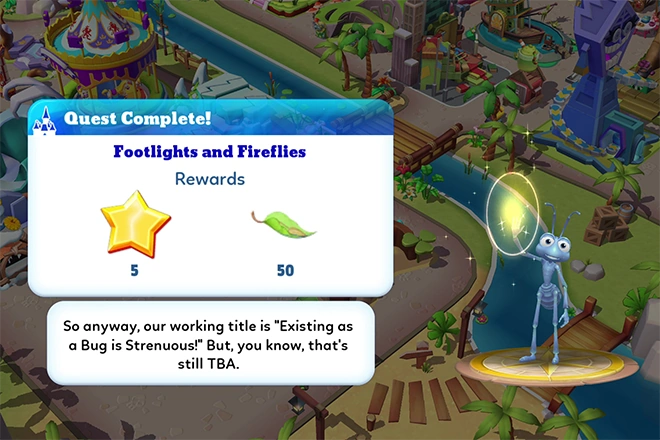 Footlights and Fireflies | Disney Magic Kingdoms Wiki | Fandom