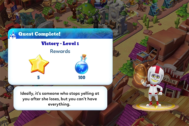 Victory - Level 1 | Disney Magic Kingdoms Wiki | Fandom