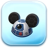 R2-D2 Ears Hat Token | Disney Magic Kingdoms Wiki | Fandom