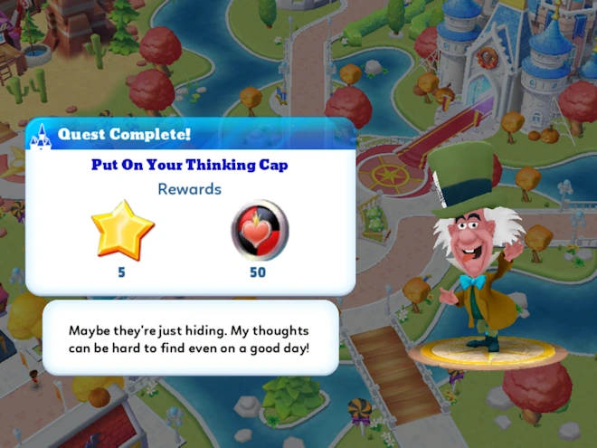 Put On Your Thinking Cap | Disney Magic Kingdoms Wiki | Fandom