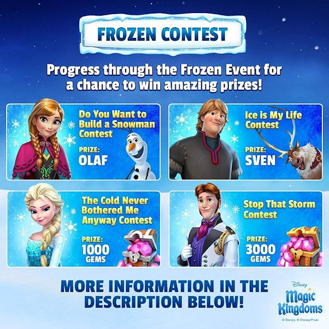 Ice Is My Life Contest 2016 | Disney Magic Kingdoms Wiki | Fandom