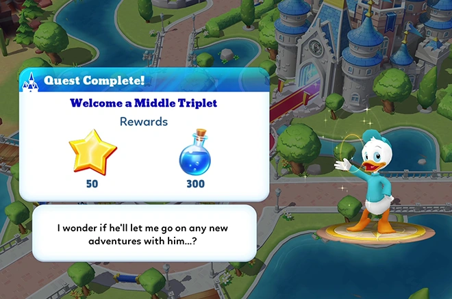 Welcome a Middle Triplet | Disney Magic Kingdoms Wiki | Fandom