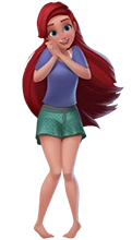 Ariel's Comfy Costume | Disney Magic Kingdoms Wiki | Fandom