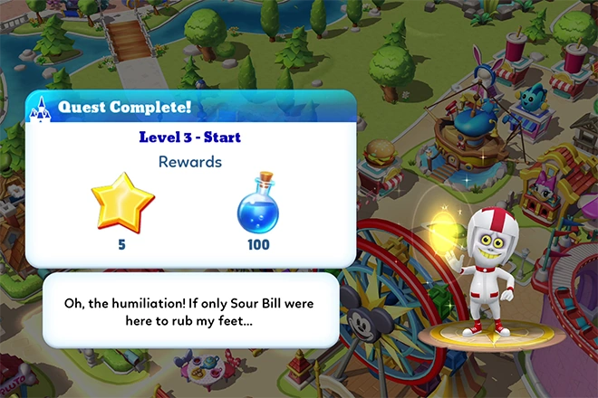 Level 3 - Start | Disney Magic Kingdoms Wiki | Fandom