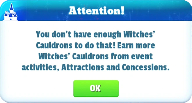 Witches' Cauldrons | Disney Magic Kingdoms Wiki | Fandom