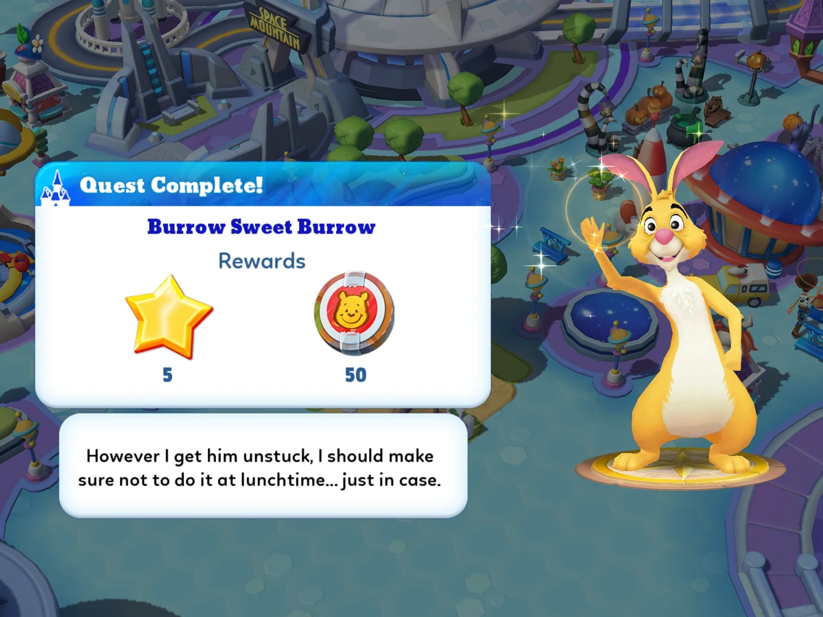 Burrow Sweet Burrow | Disney Magic Kingdoms Wiki | Fandom
