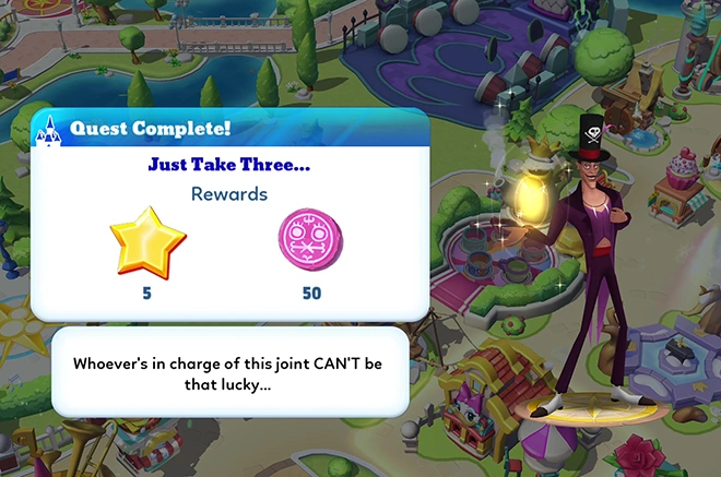 Just Take Three... | Disney Magic Kingdoms Wiki | Fandom