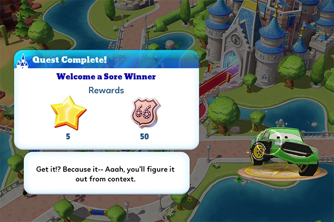 Welcome a Sore Winner | Disney Magic Kingdoms Wiki | Fandom