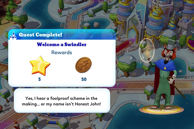 Welcome a Swindler | Disney Magic Kingdoms Wiki | Fandom