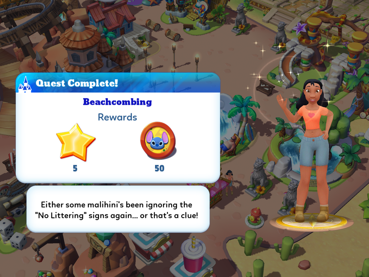 Beachcombing Disney Magic Kingdoms Wiki Fandom
