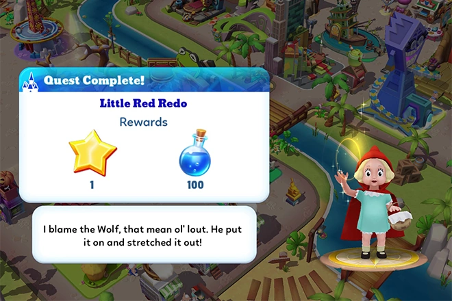 Little Red Redo | Disney Magic Kingdoms Wiki | Fandom