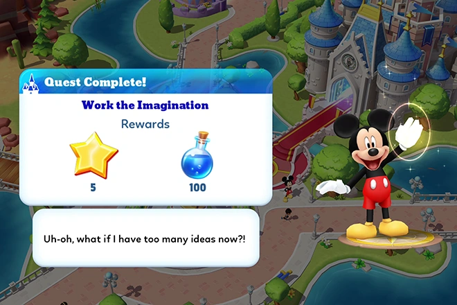 Work the Imagination | Disney Magic Kingdoms Wiki | Fandom