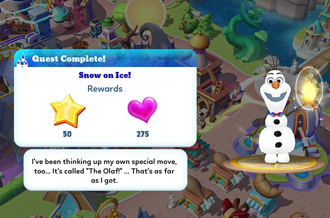 Snow on Ice! | Disney Magic Kingdoms Wiki | Fandom