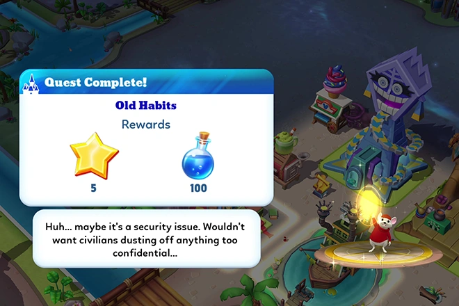 Old Habits | Disney Magic Kingdoms Wiki | Fandom