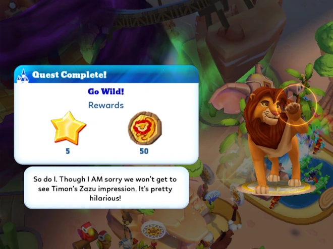 Go Wild! | Disney Magic Kingdoms Wiki | Fandom