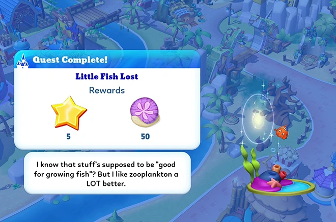 Little Fish Lost | Disney Magic Kingdoms Wiki | Fandom