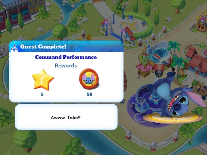 Command Performance | Disney Magic Kingdoms Wiki | Fandom