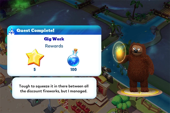 Gig Work | Disney Magic Kingdoms Wiki | Fandom