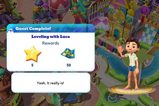 Leveling with Luca | Disney Magic Kingdoms Wiki | Fandom