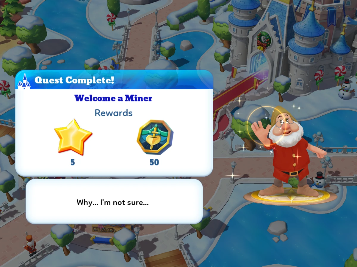 Welcome a Miner | Disney Magic Kingdoms Wiki | Fandom