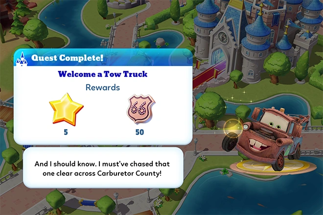 Welcome a Tow Truck | Disney Magic Kingdoms Wiki | Fandom