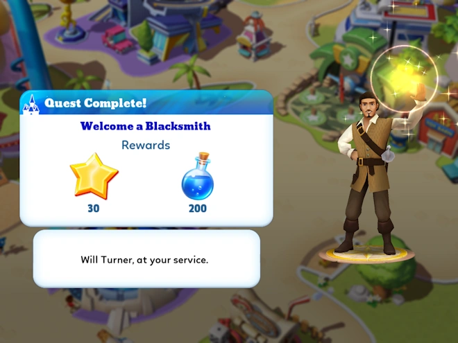 Welcome a Blacksmith | Disney Magic Kingdoms Wiki | Fandom
