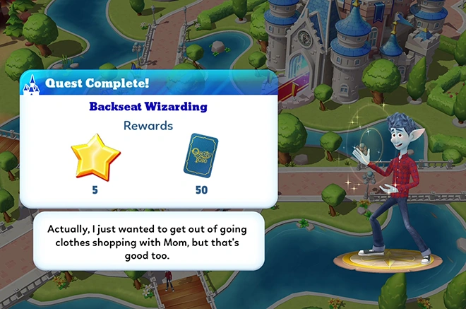 Backseat Wizarding | Disney Magic Kingdoms Wiki | Fandom