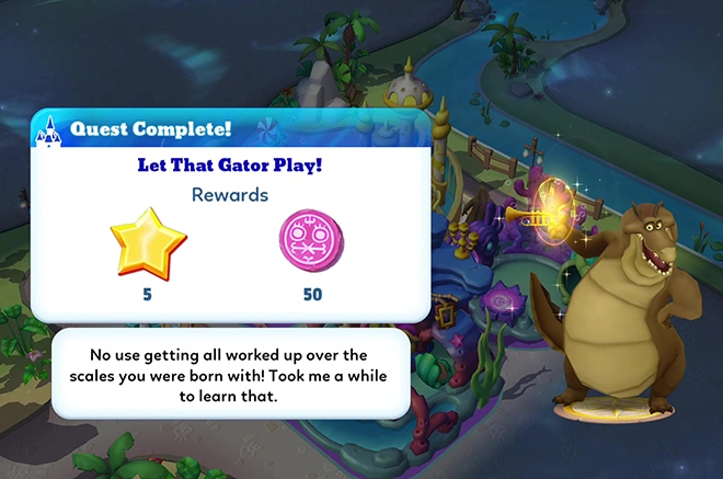 Let That Gator Play! | Disney Magic Kingdoms Wiki | Fandom